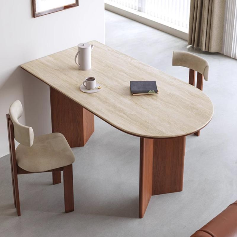 [S48] Motto Sintered Stone Dining Table – Nest Craft