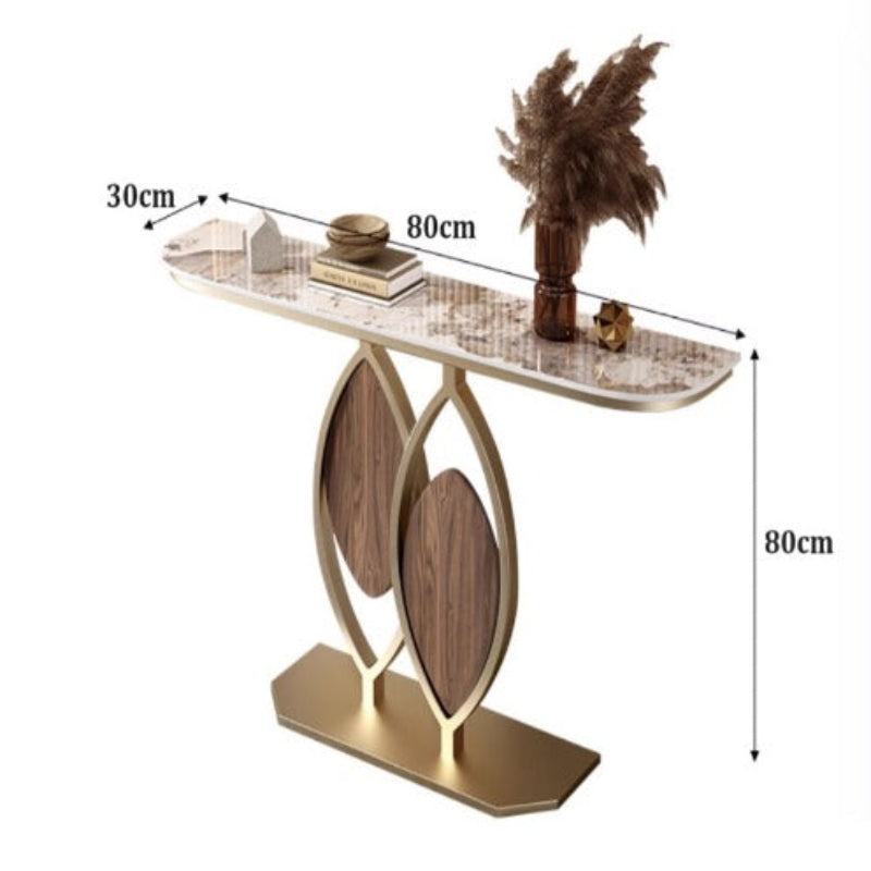 [A07] Minimalist Italian Style Sintered Stone Slab Console Table – Nest ...