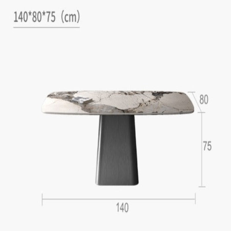 [S13] Luxurious Italian Box Inspired Sintered Stone Dining Table – Nest ...