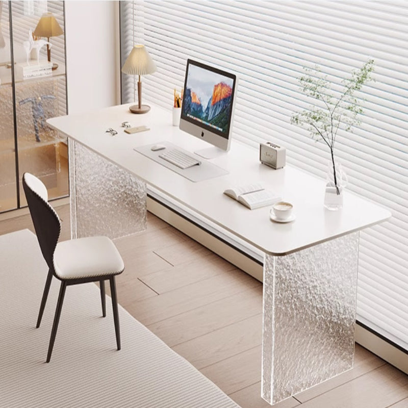 [S51] Nordic Acrylic Floating Study Table – Nest Craft