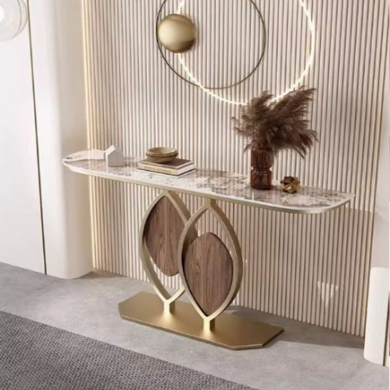 [A07] Minimalist Italian Style Sintered Stone Slab Console Table – Nest ...
