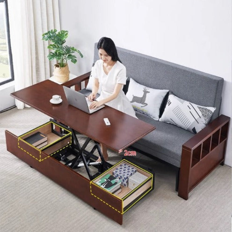 [A23] Multifunction Sofa Bed with Convertible Table – Nest Craft