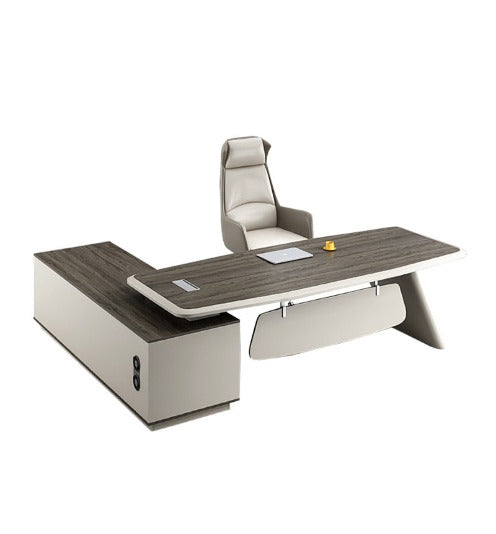 [W20] Minimalist Modern CEO/Executive Desk and Chair Set – Nest Craft